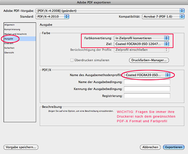 Wie man ein PDF-X mit InDesign professionell erstellen kann | i-adobe
